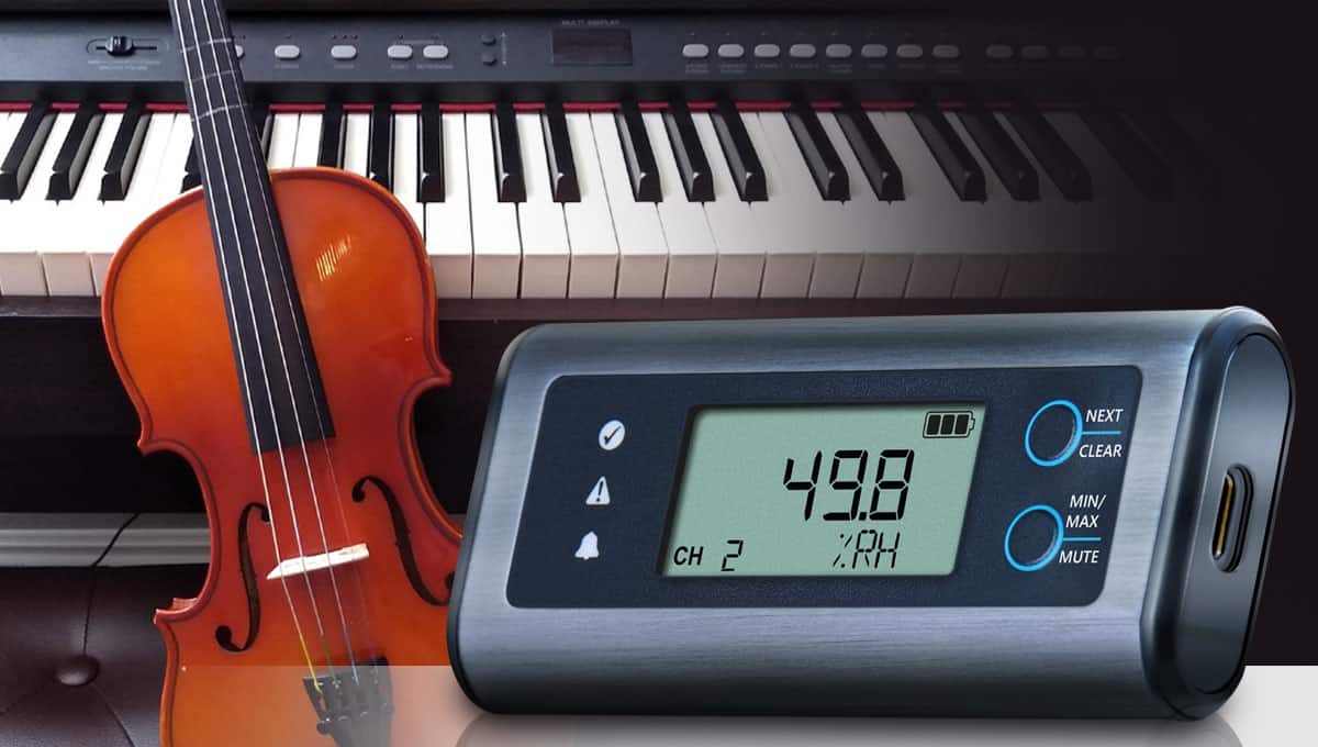 Monitoring The Environment Of Stored Musical Instruments