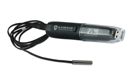 EL-21CFR-TP-LCD | 21CFR Thermistor Probe Logger with Display