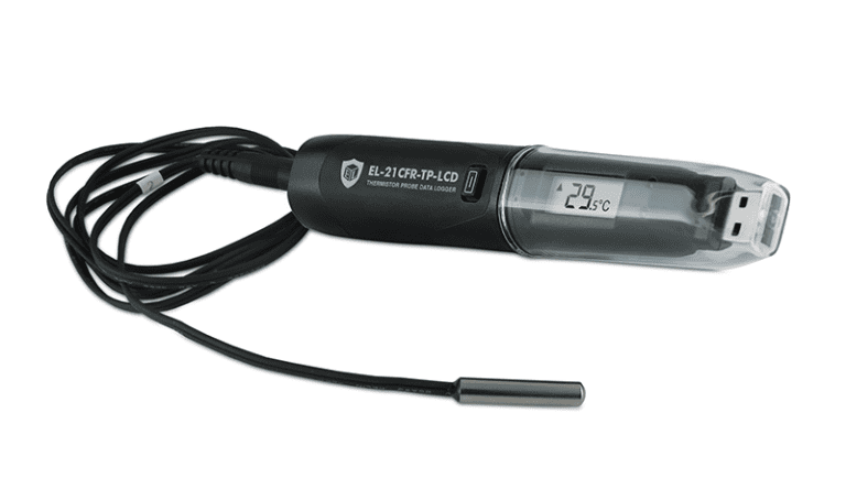 EL-21CFR-TP-LCD | 21CFR Thermistor Probe Logger With Display EL-21CFR-TP-LCD | 21CFR Thermistor Probe Logger With Display