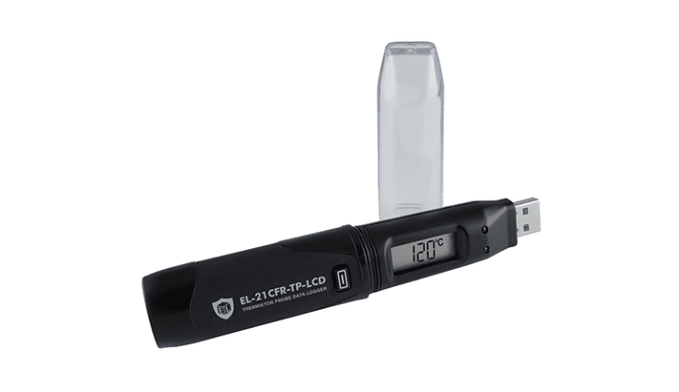 EL-21CFR-TP-LCD | 21CFR Thermistor Probe Logger With Display EL-21CFR-TP-LCD | 21CFR Thermistor Probe Logger With Display